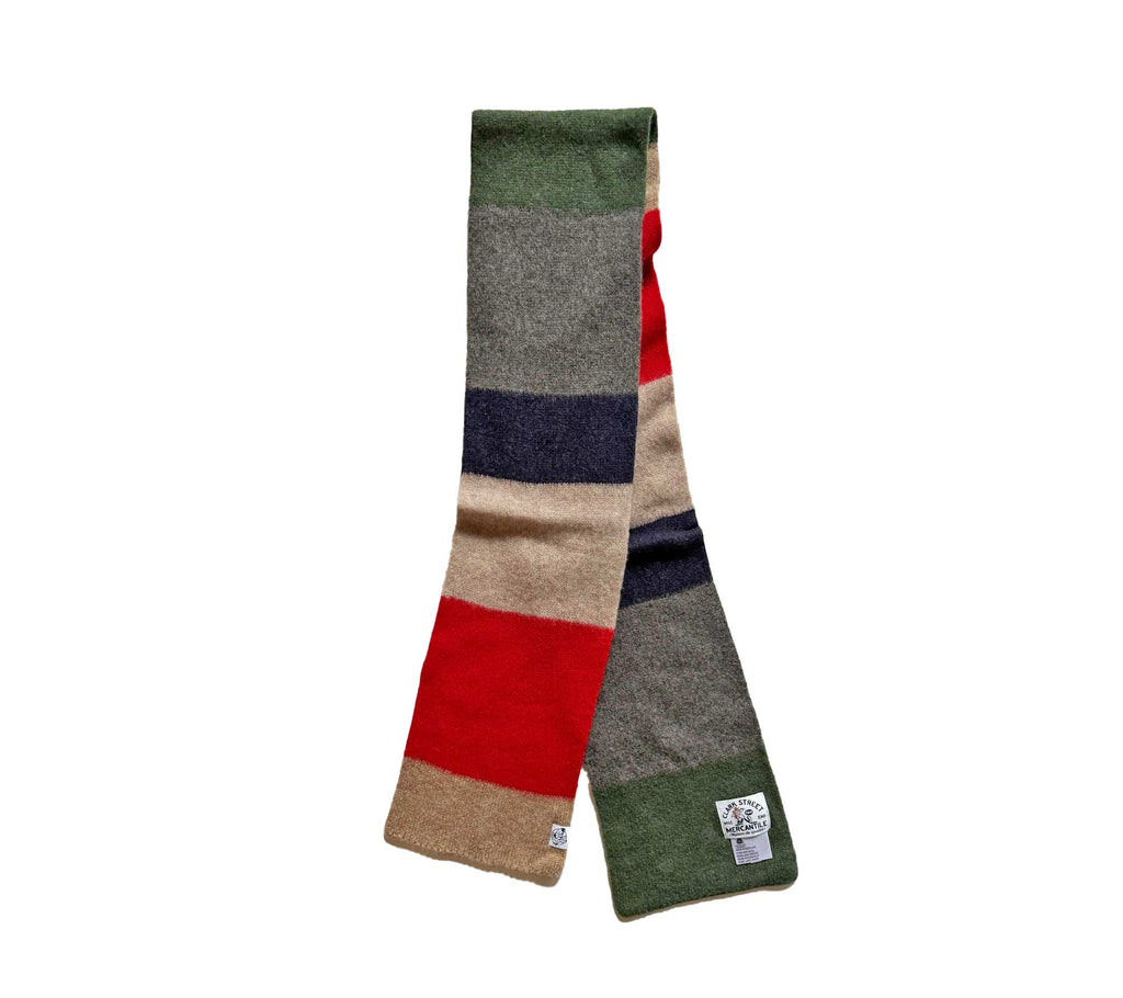 CSM Colourblock Scarf | Varsity Red – Clark Street Mercantile