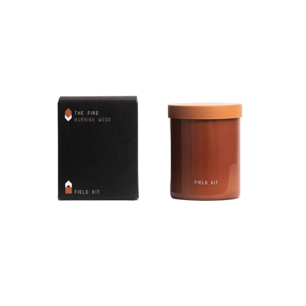 The Fire Glass Candle - Burning Wood – Clark Street Mercantile