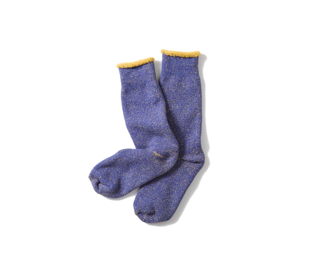 Reversible Pile Sock | Blue/Yellow – Clark Street Mercantile