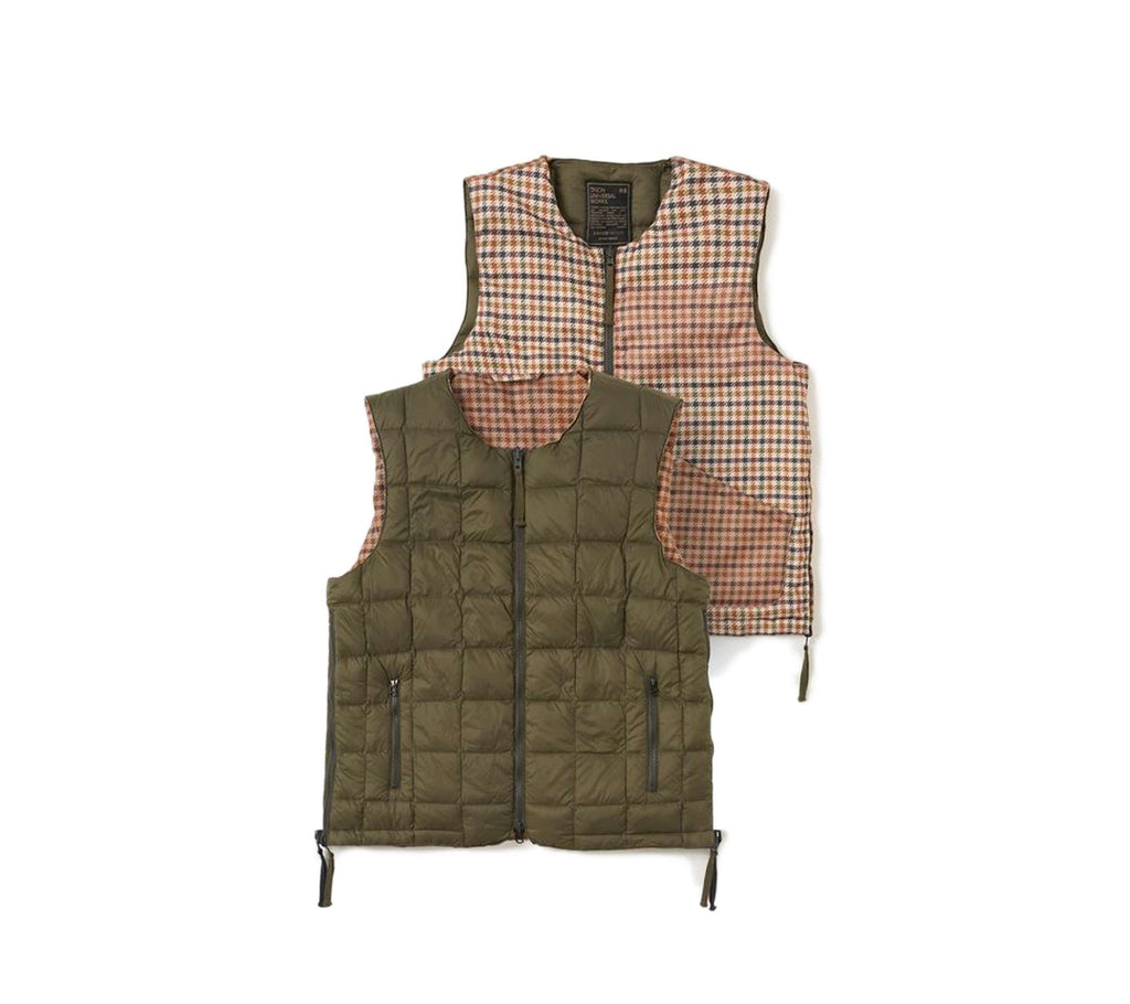 TAION x Universal Works Reversible Military Line Vest | Olive – Clark ...