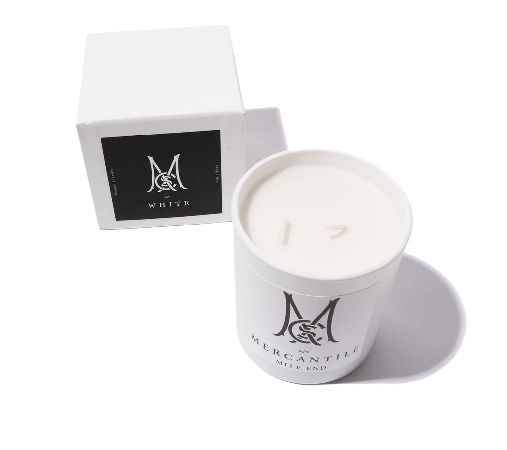 CSM "White" Candle – Clark Street Mercantile