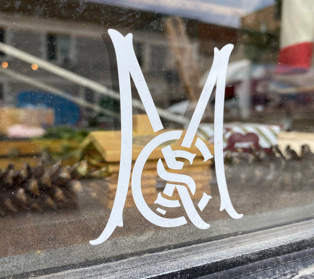 CSM Logo Decal | White – Clark Street Mercantile