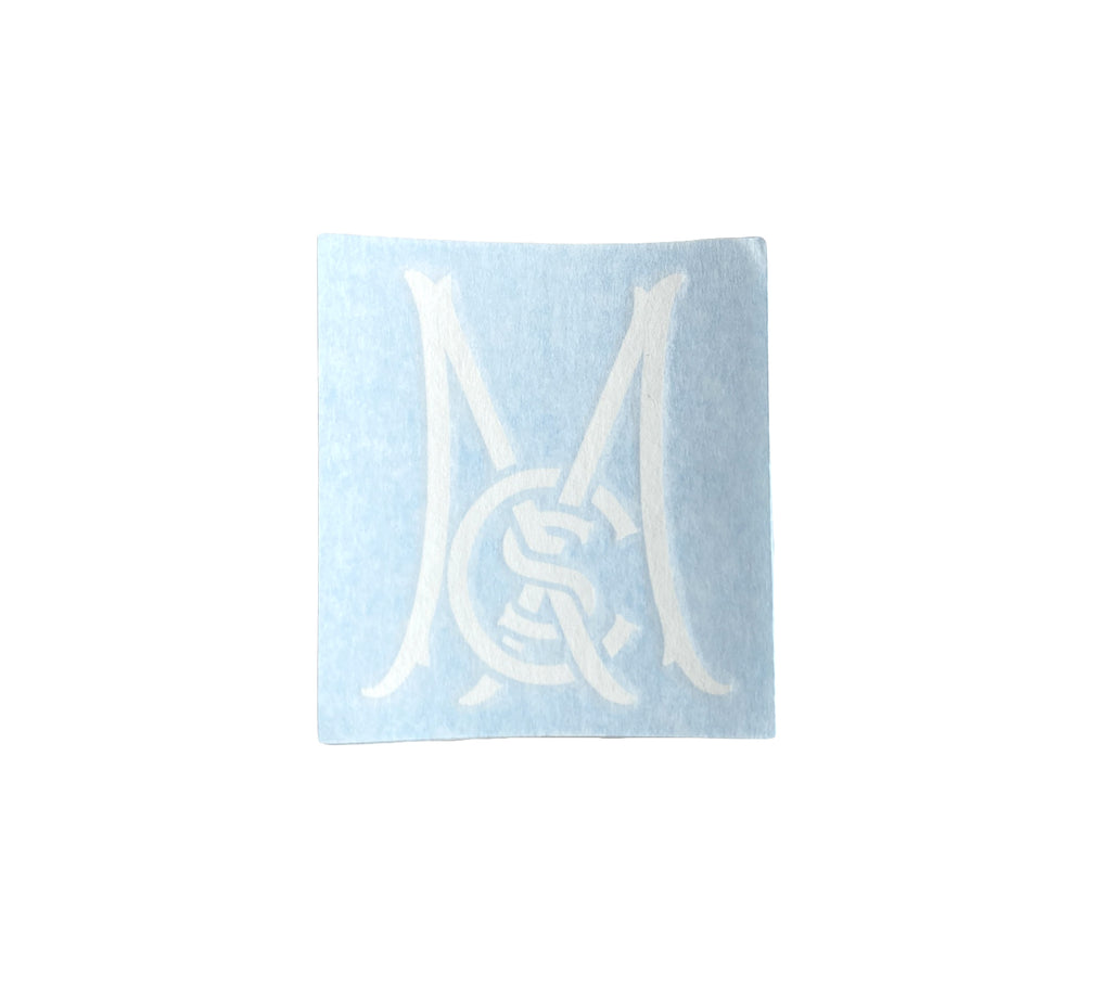 CSM Logo Decal | White – Clark Street Mercantile