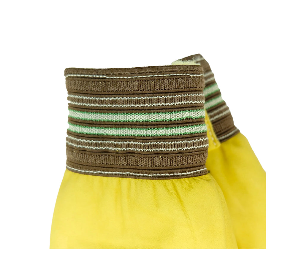 "Garbage" Leather Mitts | Cream – Clark Street Mercantile